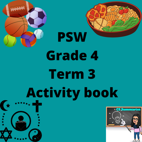 PSW Grade 4 Term 3 Activity Book | Cs Summaries