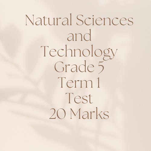Grade 5 Natural Science and Technology Term 1 | Cs Summaries