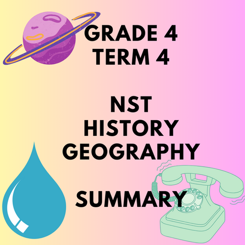 Grade 4 Term 4 Summary | Cs Summaries