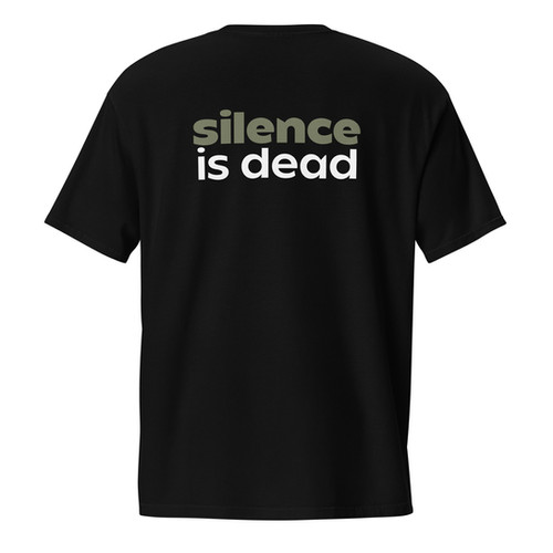 Silence is Dead Pocket Tee | Roseanne Barr Silence is Dead Pocket Tee | Roseanne Barr