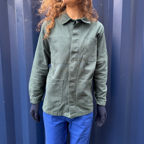 XS/S Faded Green Chore Jacket | frenchworkwear