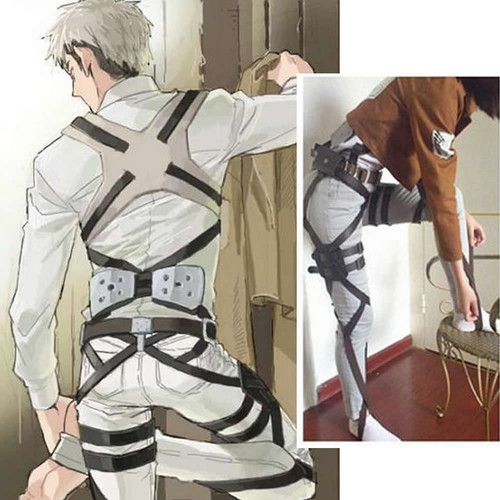 Attack on Titan Shingeki No Kyojin Recon Corps Belt Hookshot Cosplay ...