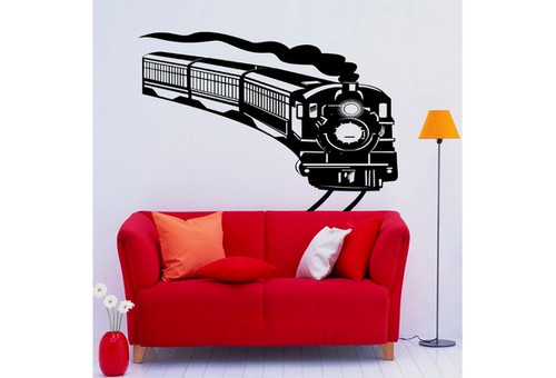 Train Wall Vinyl Decal Locomotive Wall Sticker | persona-inc