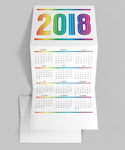 Foldable Calendar Card | giftlabo