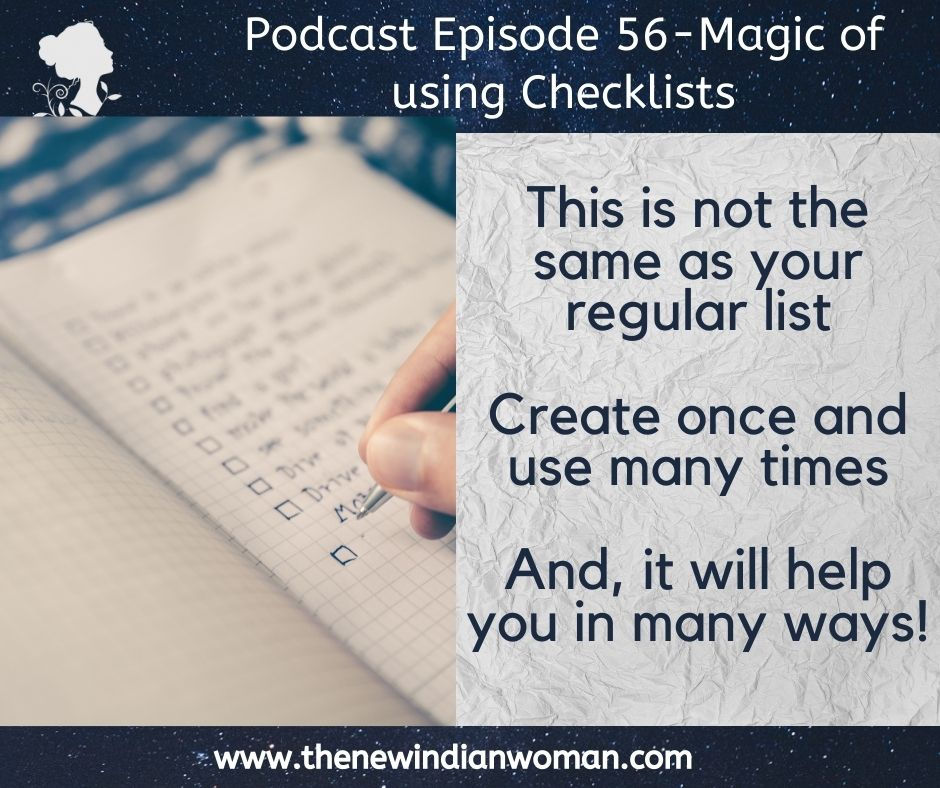 Magic of using Checklists