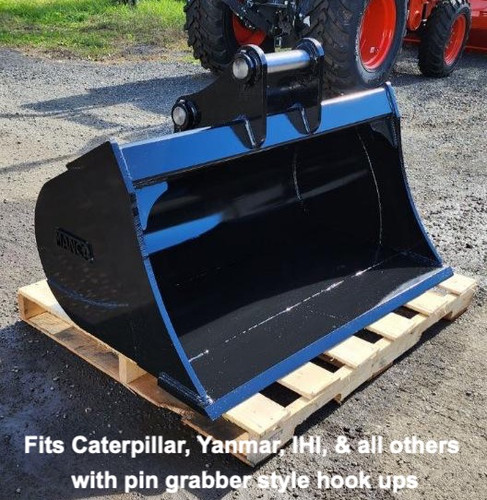 Smooth Edge Grading/Ditching/Landscape Bucket Fits Caterpillar, Yanmar ...