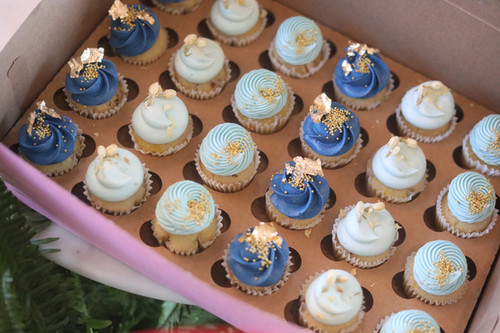 Custom Color Mini Cupcakes by the Dozen | bittersweet-bakery