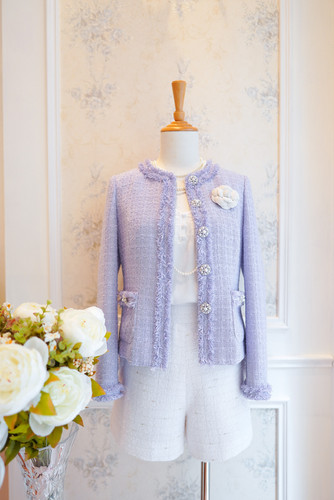 The Lavender Tweed Jacket | C’EST SI BON