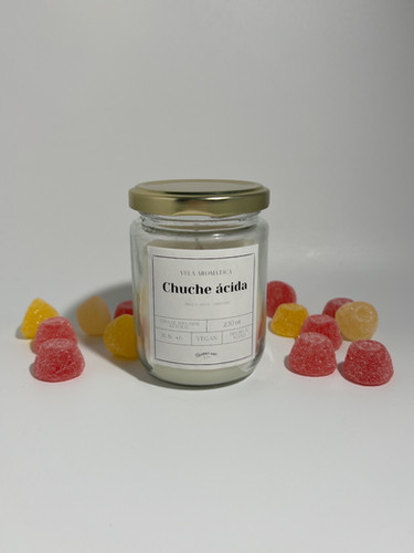 Vela aromática - Chuche ácida (35h.) | Quirky Art By Lara