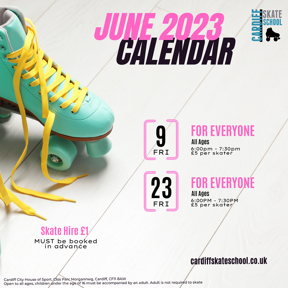 ROLLER SKATING PUBLIC SESSIONS | Cardiff Skate School