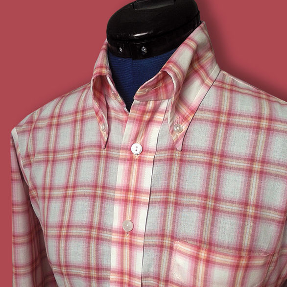 Made to Measure Windowpane Check Shirt