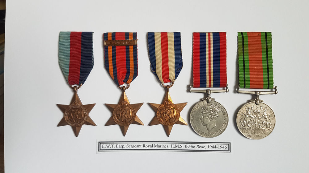 World War Two - Royal Marines serving on HMS White Bear ...