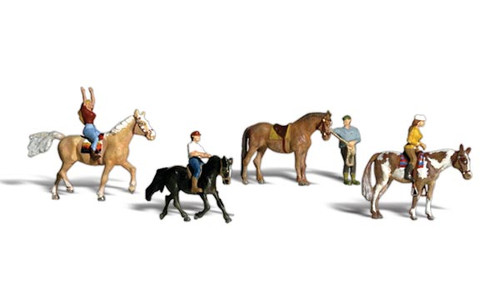 N Gauge Figures Horseback Riders | A2B Model Railways