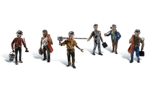00 Gauge Figures Miners | A2B Model Railways