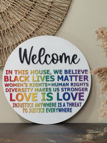 Welcome Inclusion Door Sign | ByDesign