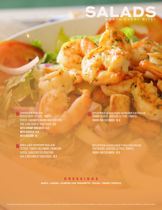 MENU | Mariscos Mar Azul