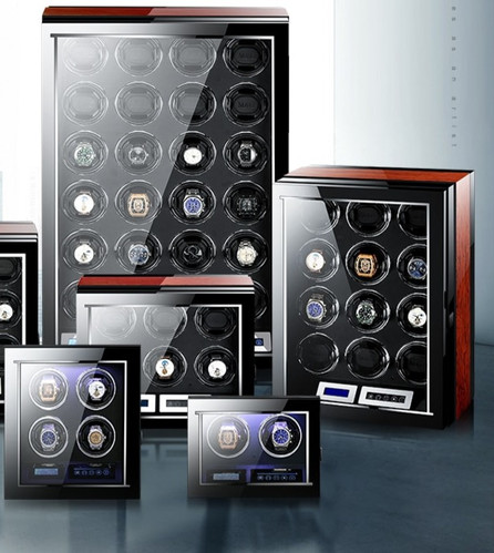 Hộp đồng hồ tự động sang trọng với màn hình cảm ứng LCD Mabuchi Motor ...