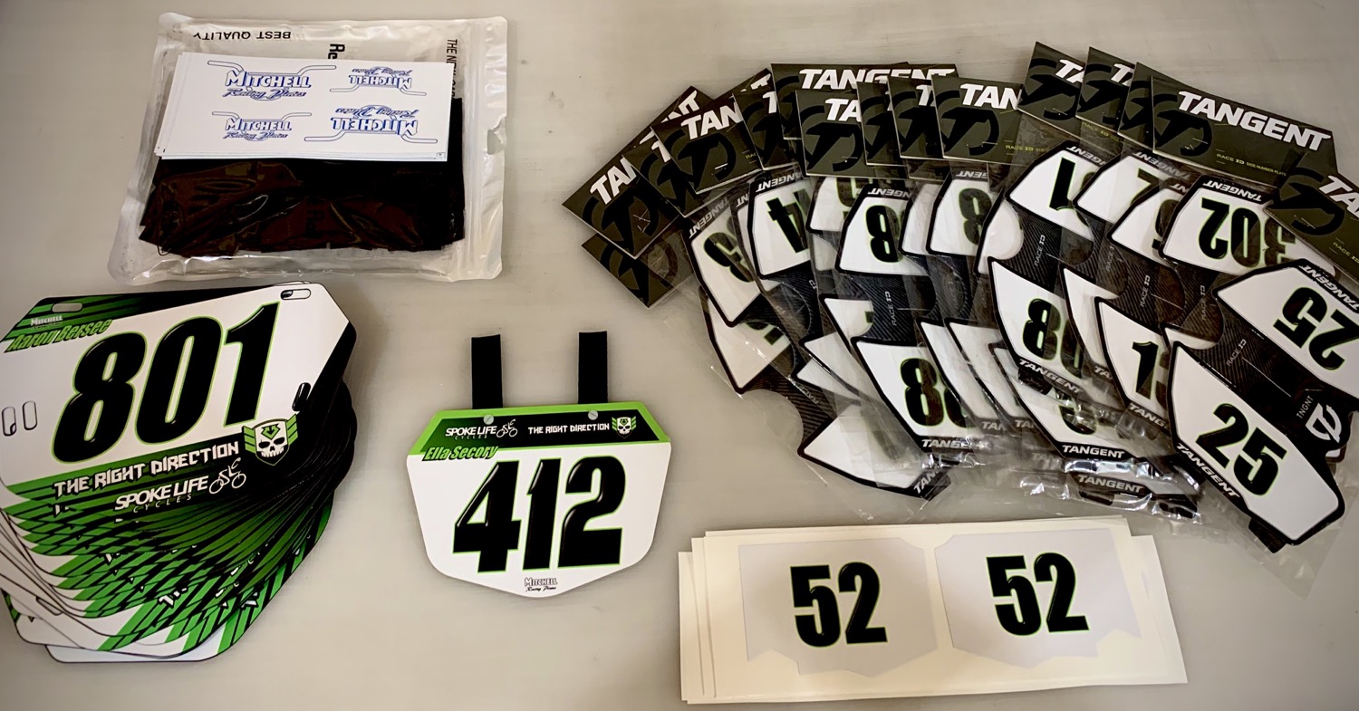 Plate Design Samples | Mitchell Racing