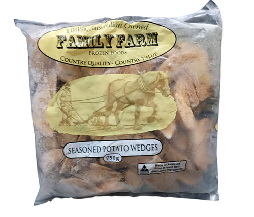 FAMILY FARM Seasoned Potato Wedges 750g | Food for Life