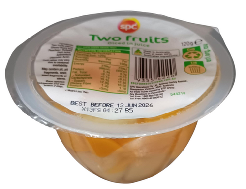 SPC Two Fruits 120g | Food for Life