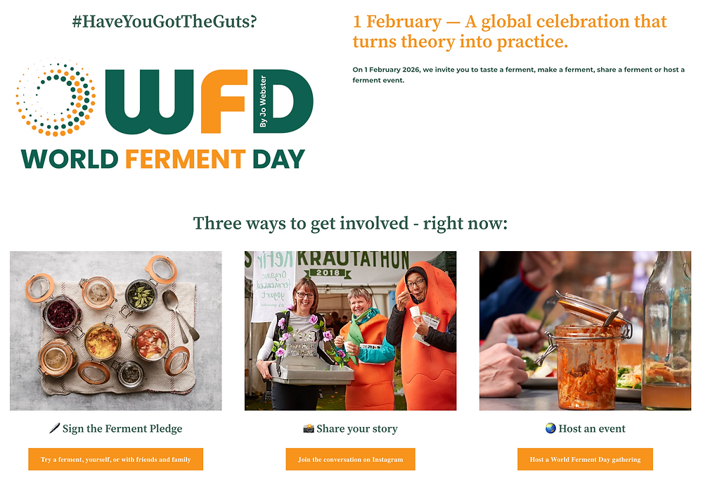 World Ferment Day, 1st February 2026, Singapore