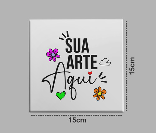 Azulejo Personalizado 15x15 cm com Foto | Eternizando em Azulejo