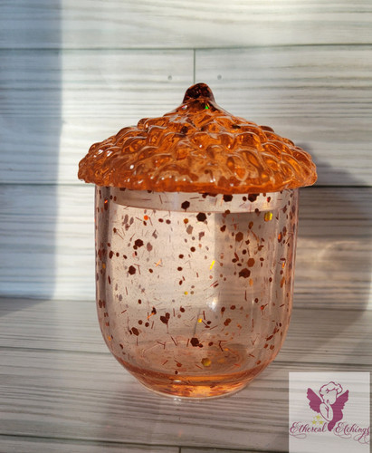 Resin Acorn Jar | Etherealetchings