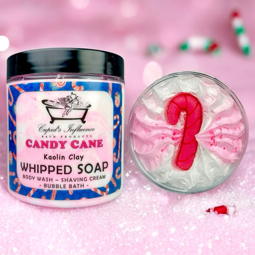 Candy Cane Whipped Soap | Cupid Influence