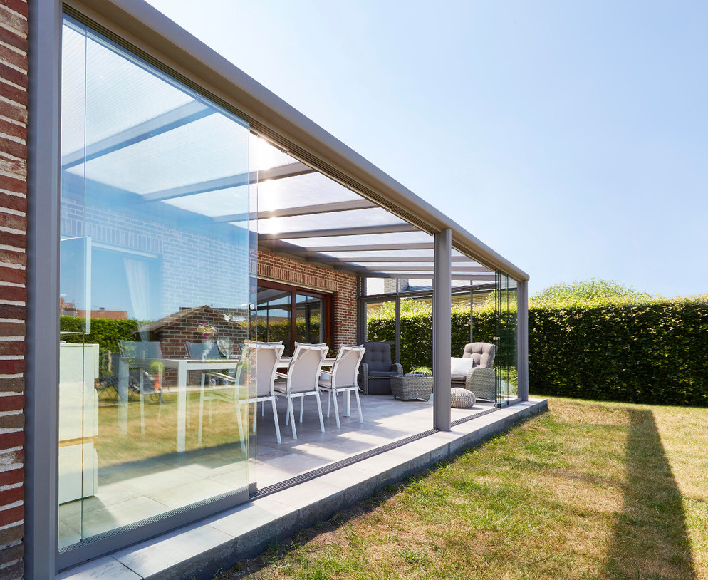 Modern veranda glass rooms | Glass House Architecture