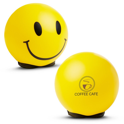 PL-0340 Prime Line Classic Smiley Face Stress Ball | Prime Line