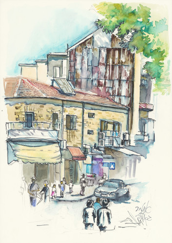 Main Street in Geula - Jerusalem | Art Of Itamar