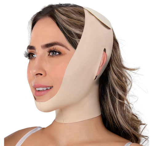 Chin/neck compression garment | Luxeheal