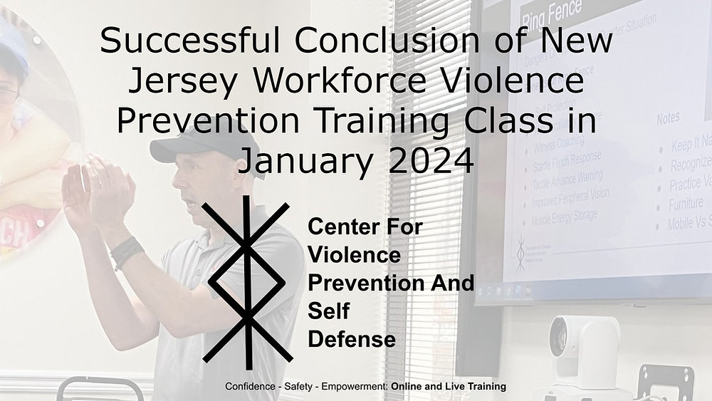Successful Conclusion of New Jersey Workforce Violence Prevention ...