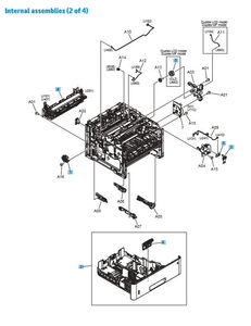 Part Diagrams- HP M501 M506 M527 Printer Laser Printer