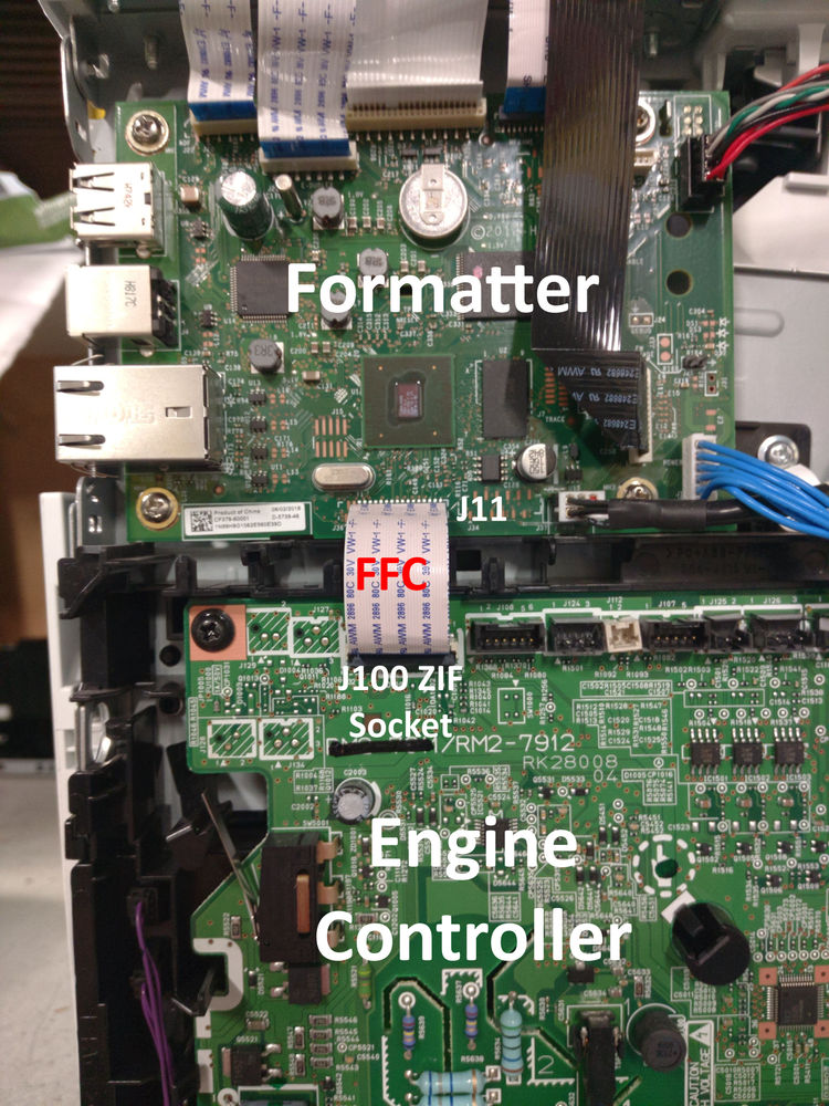 HP M452 M377 M477 Prints Lightly After Replacing Transfer Belt-Fuser ...