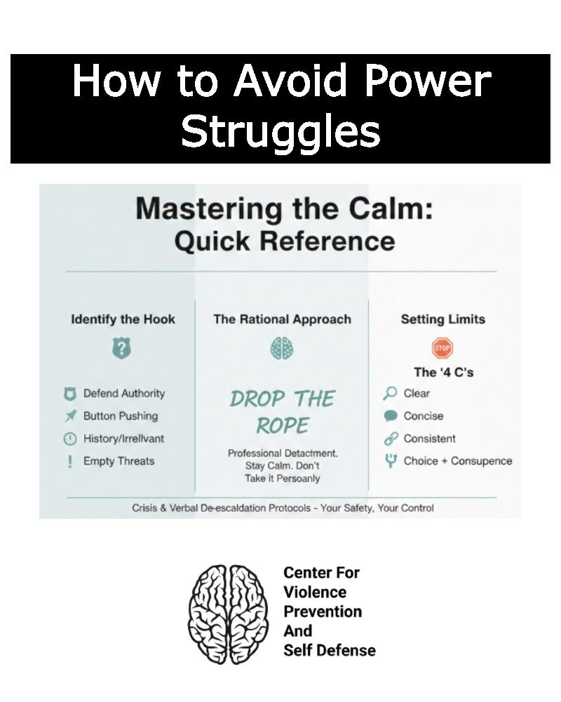 How to Avoid Power Struggles