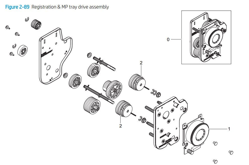 HP Color E77422 E77428 Laser Printer Diagrams Diagrams