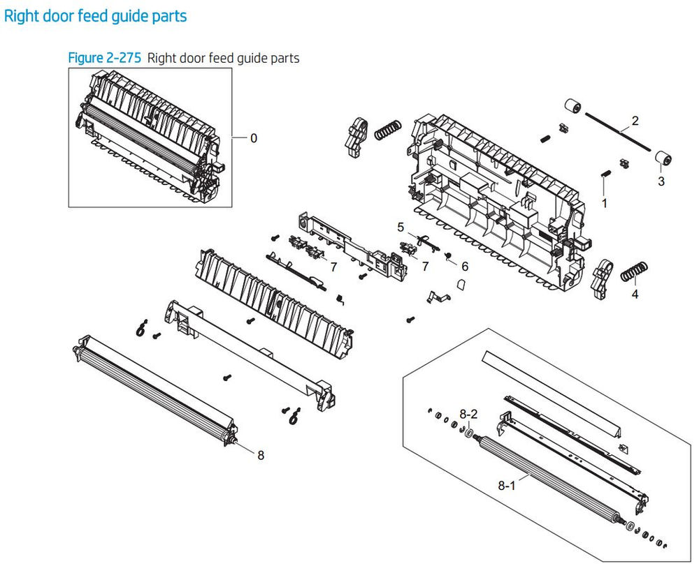 HP Color E77422 E77428 Laser Printer Diagrams Diagrams