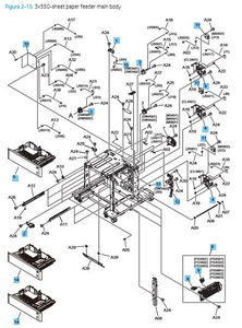 Part Diagrams- HP M652 M653 M681 M682 E65050, E65060, E67550dh, E67560z ...