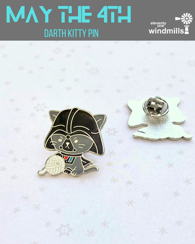 Darth Kitty Pin | EleventyoneWindmills