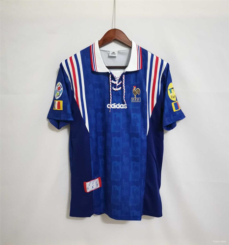 1996 France Home Football Retro Kit | Nostalgia Retro Kit