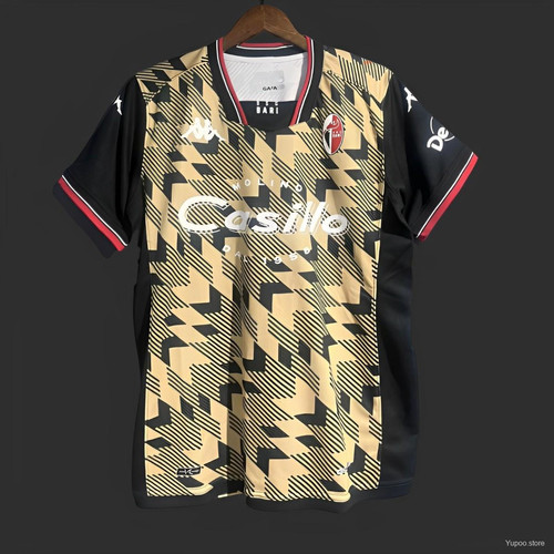 2023/2024 BARI AWAY THIRD GOLD FOOTBALL SHIRT | Nostalgia Retro Kit