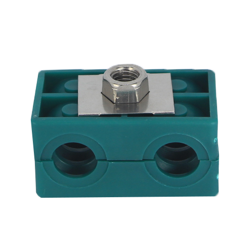 Twin Pipe Clamp C/W Locking Plate & Stacking Bolt (NB) | Tubeclo Clamps