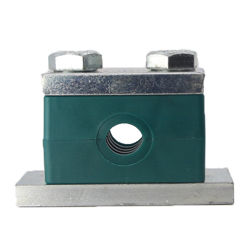 Heavy Pipe Clamp C/W Cover/Base Plate & Hex Bolt (NB) | Tubeclo Clamps