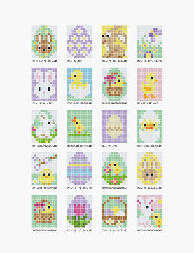 EASTER PATTERNS | Pixelhobby