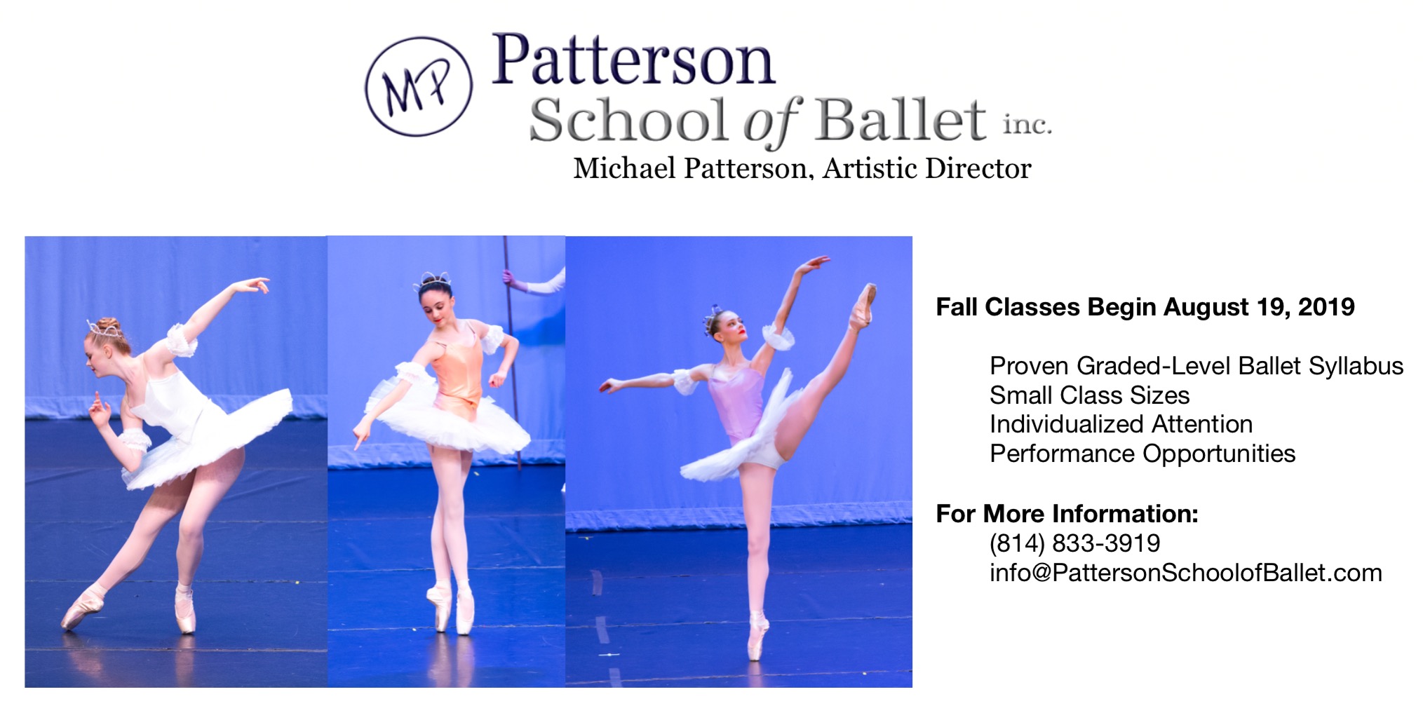 Patterson School of Ballet, Inc | Artistic Director, Michael Patterson