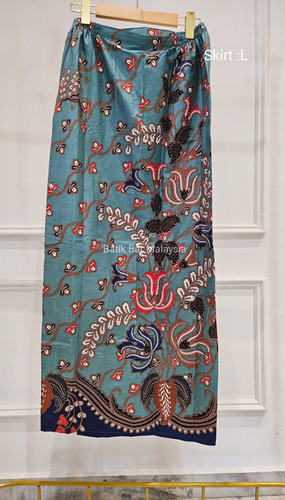 L- BATIK SKIRT LIPAT TEPI-LT001 | batikbar