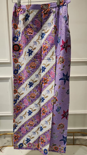 S Batik Skirt Lipat Tepi-PP001 | batikbar