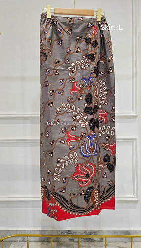 Size L- BATIK SKIRT LIPAT TEPI-LG001 | batikbar