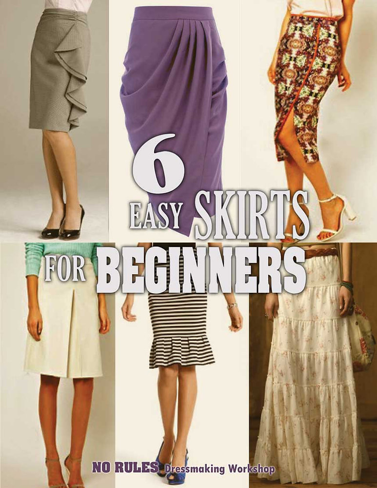 6 Easy Skirts for Beginners [ Patternmaking ]
